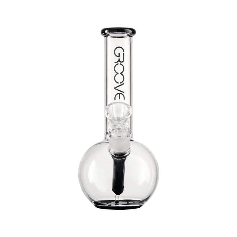 Groove Round Water Pipe 7 inches – vapor.com